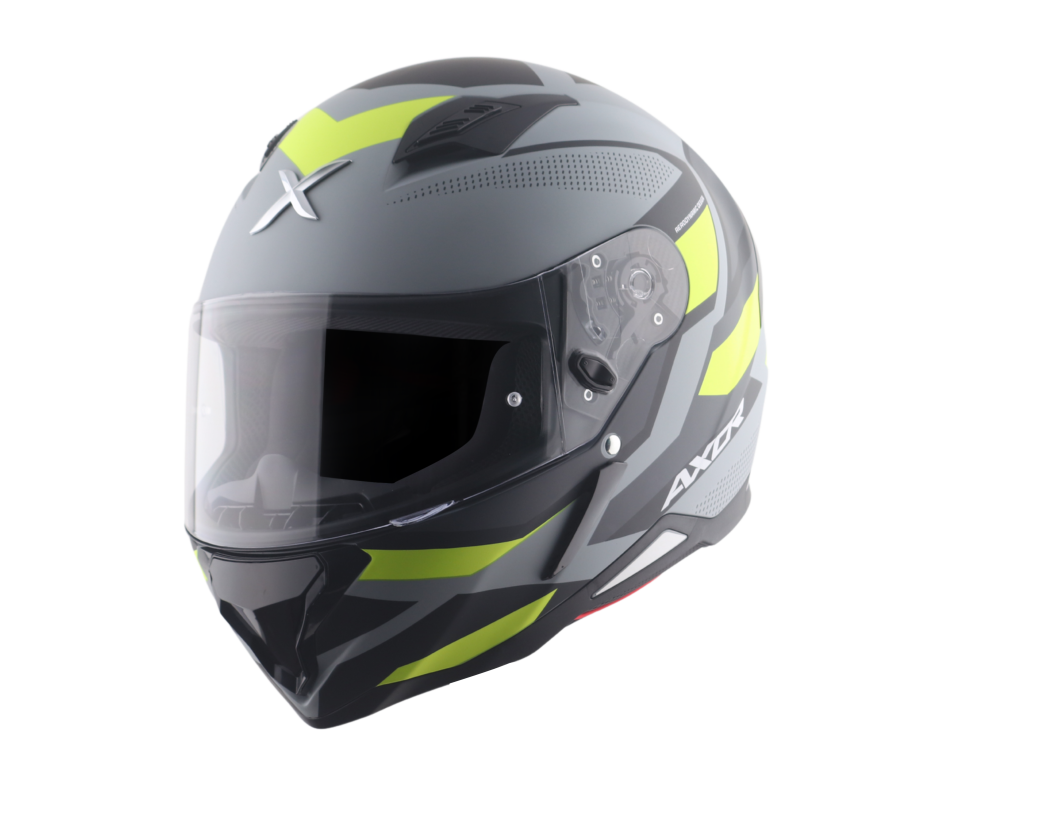 Axor Hunter Cornet Kask Black Neon Yellow | Çetinbaş Motor